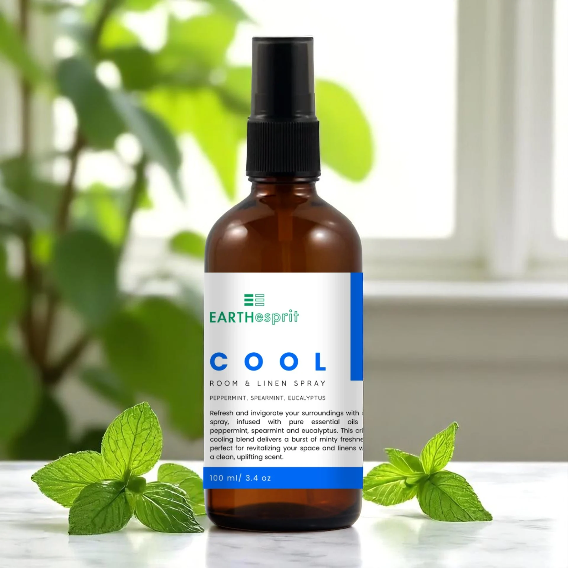Cool Premium Room and Linen Spray - Earth Esprit